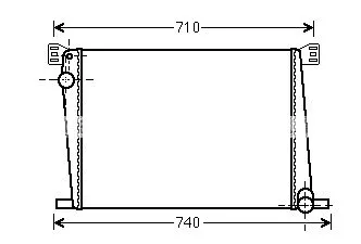 Hladnjak BMW MINI AVA QUALITY COOLING