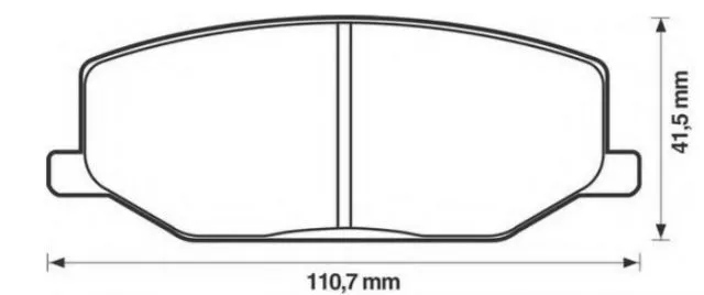 PLOČICE PREDNJE KOČIONE SUZUKI SAMURAI JURID