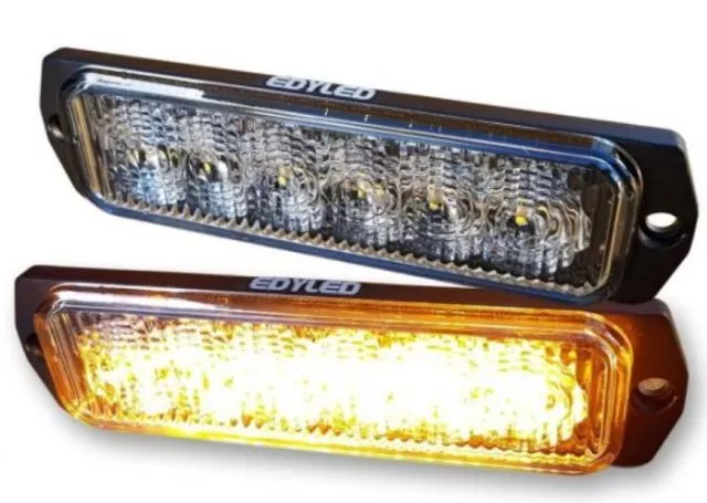 BLINKER LED, FLASH, 12/24V, 6 LED, ŽUTI, ZA MASKU VOZILA – GOLMAX 31009
