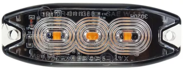 Blinker LED 12/24V, 3 LED, žuti – Amio 02297