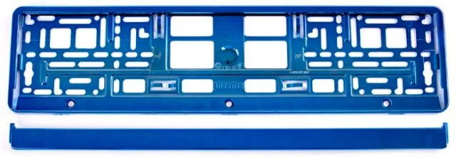 OKVIR ZA TABLICE, PLASTIČNI, METALIK PLAVI – AMIO 03174