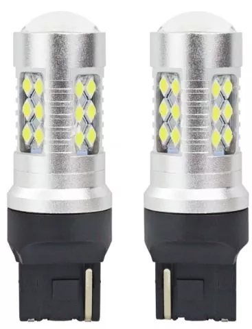 Sijalice LED T20, Canbus, 12/24V W21W, 24 SMD (2 kom) – Amio 01173