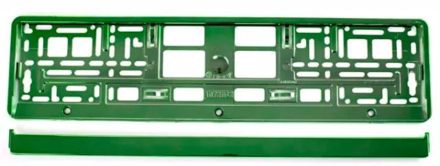 OKVIR ZA TABLICE, PLASTIČNI, METALIK ZELENI – AMIO 03178