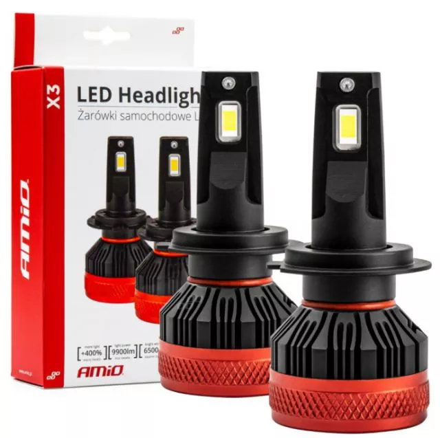 SIJALICE LED H7, 10-16V, CANBUS, 90W, (2 KOM) – AMIO 02980