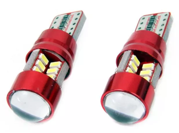 SIJALICE LED T10E W5W, CANBUS, 12V/24V, 27 SMD (2 KOM) – AMIO 01446