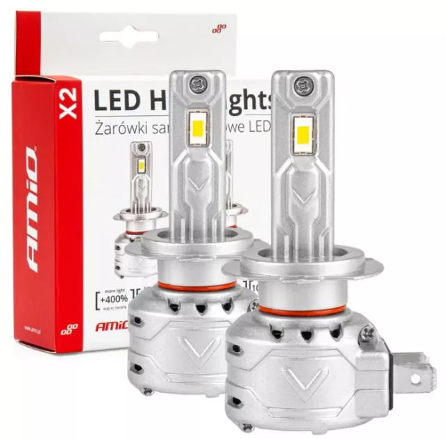 Sijalice LED H7, 10-16V 72W, (2 kom) – Amio 02973