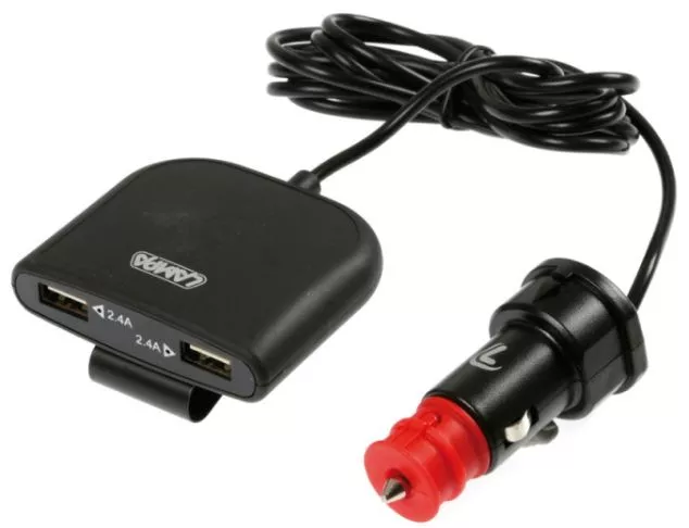 Punjač mobilnog adapter upaljača sa 4 USB ulaza 12/24V 7800mA – Lampa 38883