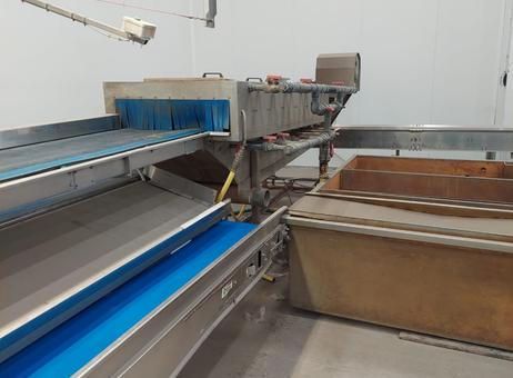 Mašina za sečenje, pranje i blanširanje povrća i voća Verbruggen Mechanisatie PM-152-15-09-03 Verified seller