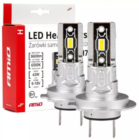 SIJALICE LED H7, 9-18V 42W, (2 KOM) – AMIO 03332