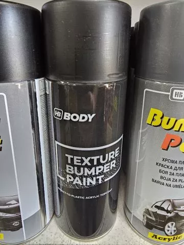 CRNA TEKSTURNA BOJA ZA PLASTIKU - BODY TEXTURE BUMPER PAINT