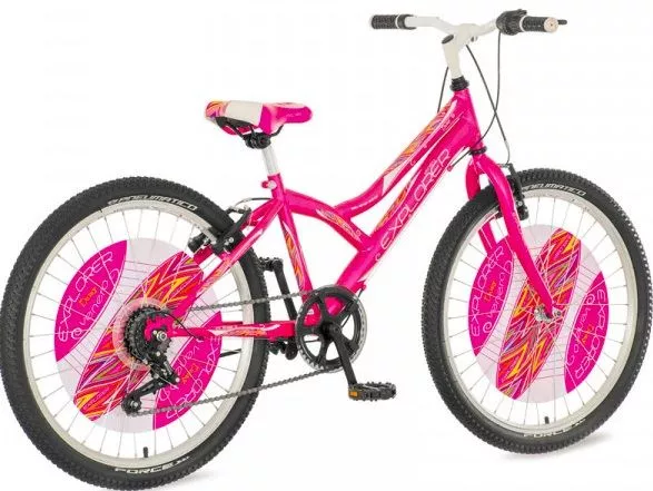 Bicikl dečiji Explorer Daisy 24" roze
