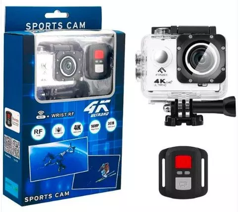 VODOOTPORNA SPORTSKA AKCIONA KAMERA 4K 16 MP ULTRA HD WIFI 170 STEPENI