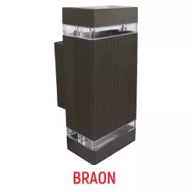 M035 B BRAON 2xGU10 max.35W zidna lampa IP44