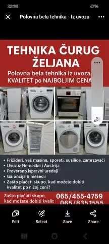 Bela tehnika iz uvoza