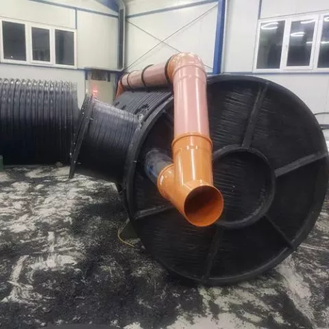 Separator 8m3 1.600 × 4.000 Priključne cevi Ø200