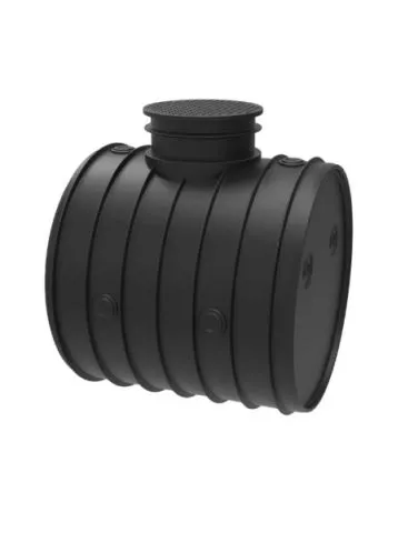HORIZONTALNI CILINDRIČNI REZERVOAR 2500L SA POKRIVNIM SLOJEM 30CM