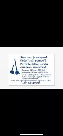 SPREMANJE I ČIŠĆENJE STANOVA I KUĆA