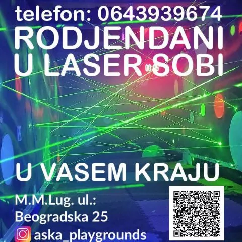 IGRAONICA - ROĐENDAONICA ASKA PLAYGROUND - ESCAPE LASER ROOM - POBEDI IZAZOV!