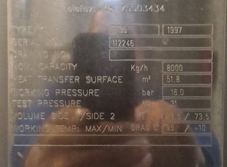 Pasterizovati APV 35 / 8000 kg/h Verified seller