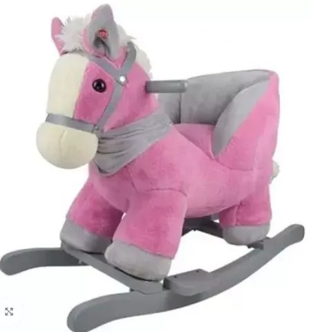 KNORRTOYS KONJIĆ ROZE NA LJULJANJE SA SEDIŠTEM