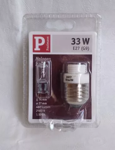Adapter sijaličnog grla sa e27 na g9