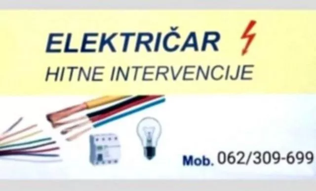 Vaš električar - sve vrste hitnih intervencija