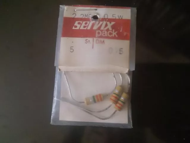 Carbon otpornici Servix resistors original over 40 years NOS