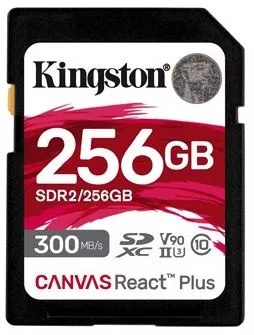 Kingston 256GB Canvas React Plus 4K/8K Memorijska kartica