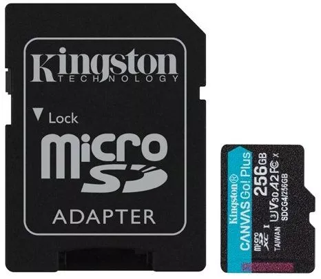 Kingston 256GB microSDXC Canvas Go Plus Gen4 memorijska kartica SDCG4/256GB