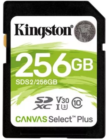 KINGSTON 256GB SDXC CANVAS SELECT PLUS MEMORIJSKA KARTICA
