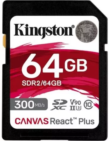 KINGSTON 64GB CANVAS REACT PLUS SDXC MEMORIJSKA KARTICA