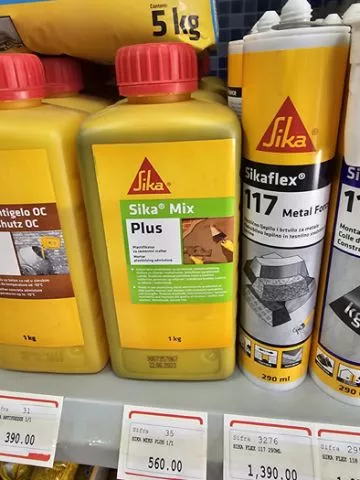 SIKA MIX PLUS ADITIV ZA BETON