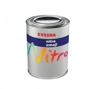 EMAJL ZA DRVO I METAL ZVEZDA NITRO EMAJL 750 ML CRNI MAT