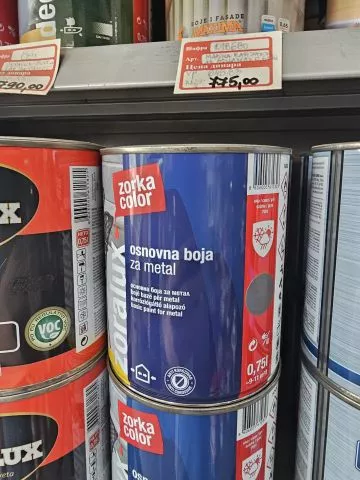 BOJA ZA METAL ZORALUX