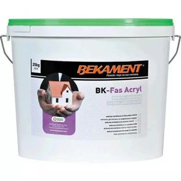 FASADNA BOJA BEKAMENT BK FASACRYL, 15 LIT