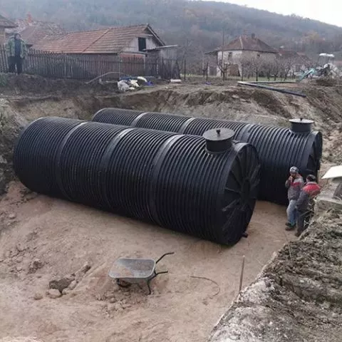 HORIZONTALNI REZERVOAR 20.000L Ø 2.400 X 4.500 MM