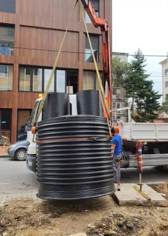 Plastični rezervoari za ukopavanje 6.000l Ø 1.600 x 3.000 mm