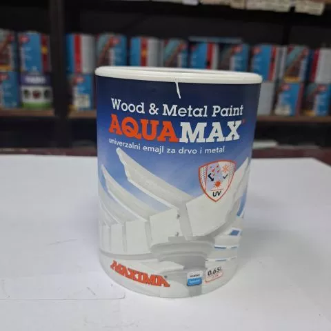 AQUAMAX WOOD&METAL PAINT - EMAJL ZA DRVO I METAL POLUSJAJ 650 ML