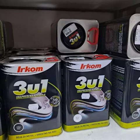 3U1 BOJA ZA METAL 3KG IRKOM
