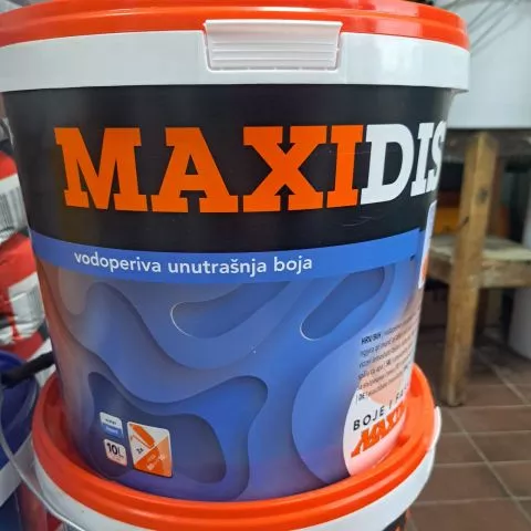 MAXIDIS - Vodoperiva unutrašnja boja 10l