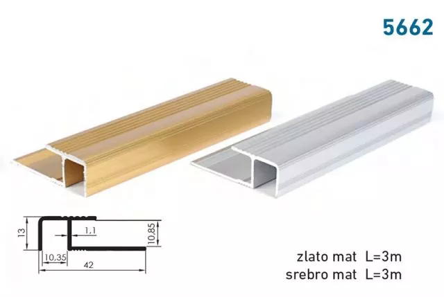 LAJSNA ZA STEPENIŠTA I KERAMIKU 5562 - ZLATO
