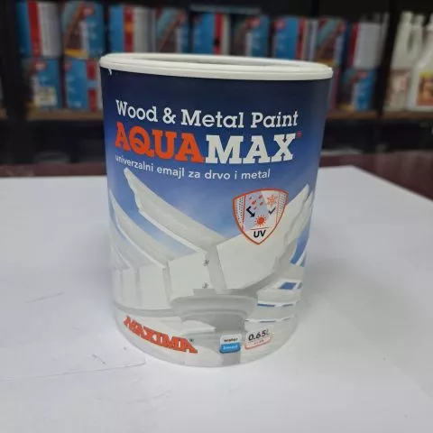 AQUAMAX WOOD&METAL PAINT - EMAJL ZA DRVO I METAL SJAJ 650 ML