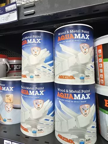 Emajl za drvo i metal - AQUAMAX MAXIMA