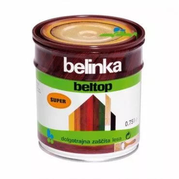 LAZURNA BOJA SA LAKOM Belinka Beltop tik,750 ml