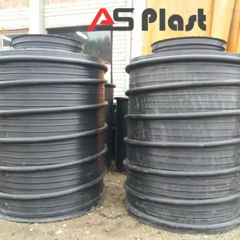 Vertikalni plastični rezervoar 5.000L prečnik 1600mm visina 2500mm