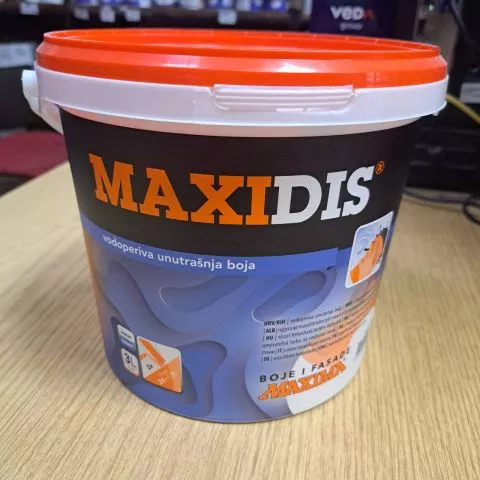 MAXIDIS - VODOPERIVA UNUTRAŠNJA BOJA 3L