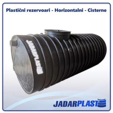 Horizontalni plastični rezervoar 2.500l