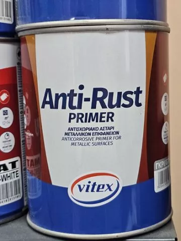 ANTI RUST PRIMER ANTIKOROZIVNA PODLOGA ZA METALNE POVRŠINE VITEX