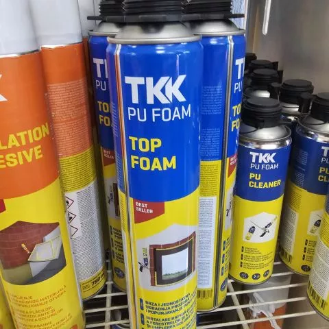 POLIURETANSKA PENA ZA UGRADNJU PROZORA I VRATA - TKK PU TOP FOAM