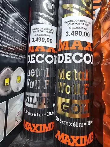 METALIK FOLIJA ZA DEKORACIJU ZIDOVA - MAXIDECOR